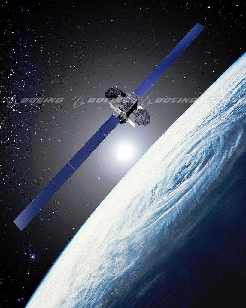 Boeing Images - Boeing 702 Satellite in Orbit
