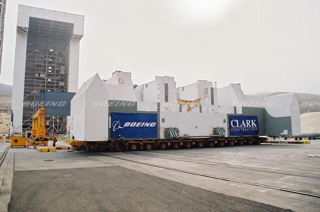 Boeing Images - Steel Launch Table for Delta IV Launch Pad