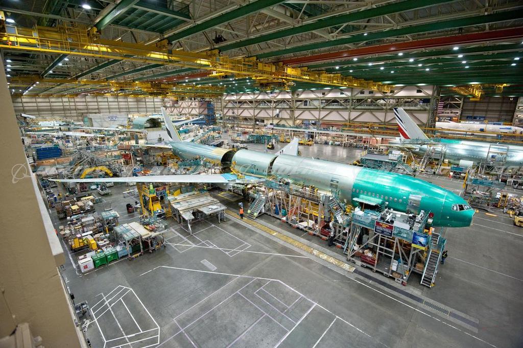 Boeing Images - Final Body Join of the 1,000th Boeing 777