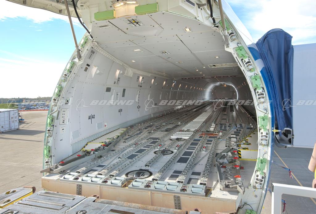 Boeing Images - Boeing 747-8F Main Cargo Floor