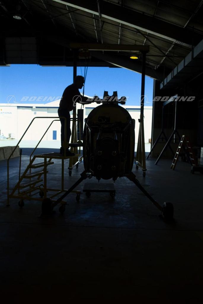 Boeing Images - A160 Hummingbird UAV Maintenance