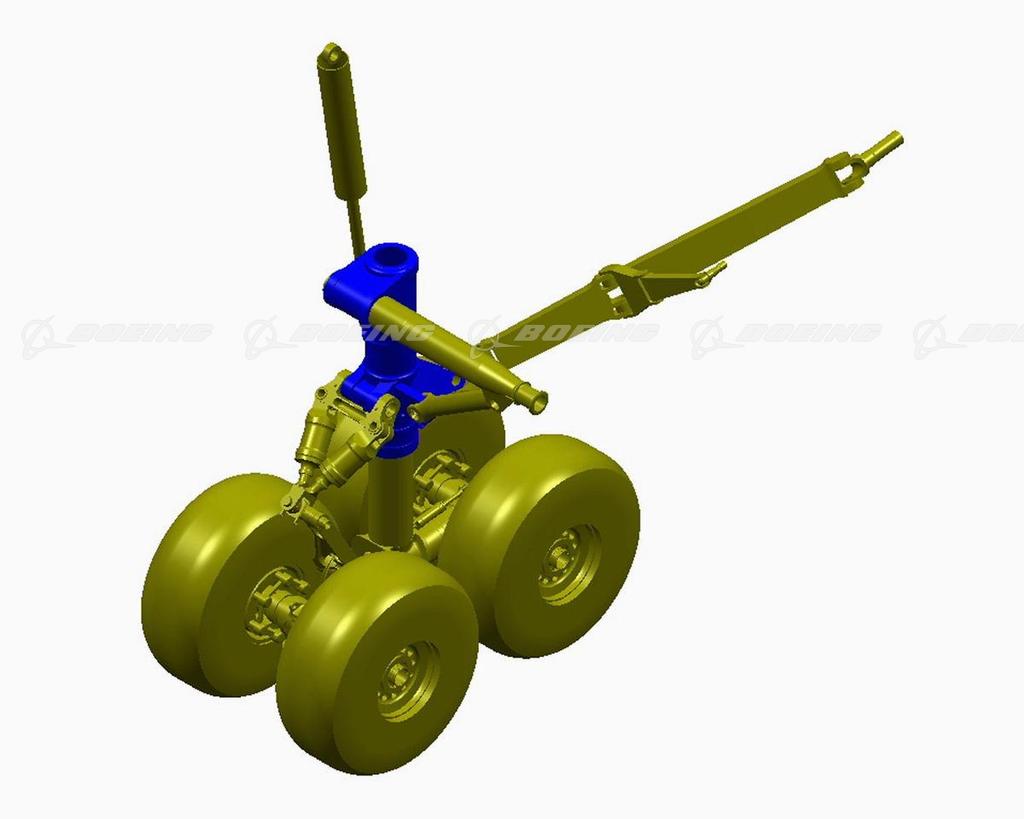Boeing Images - 747-8 Outer Cylinder of Body Landing Gear