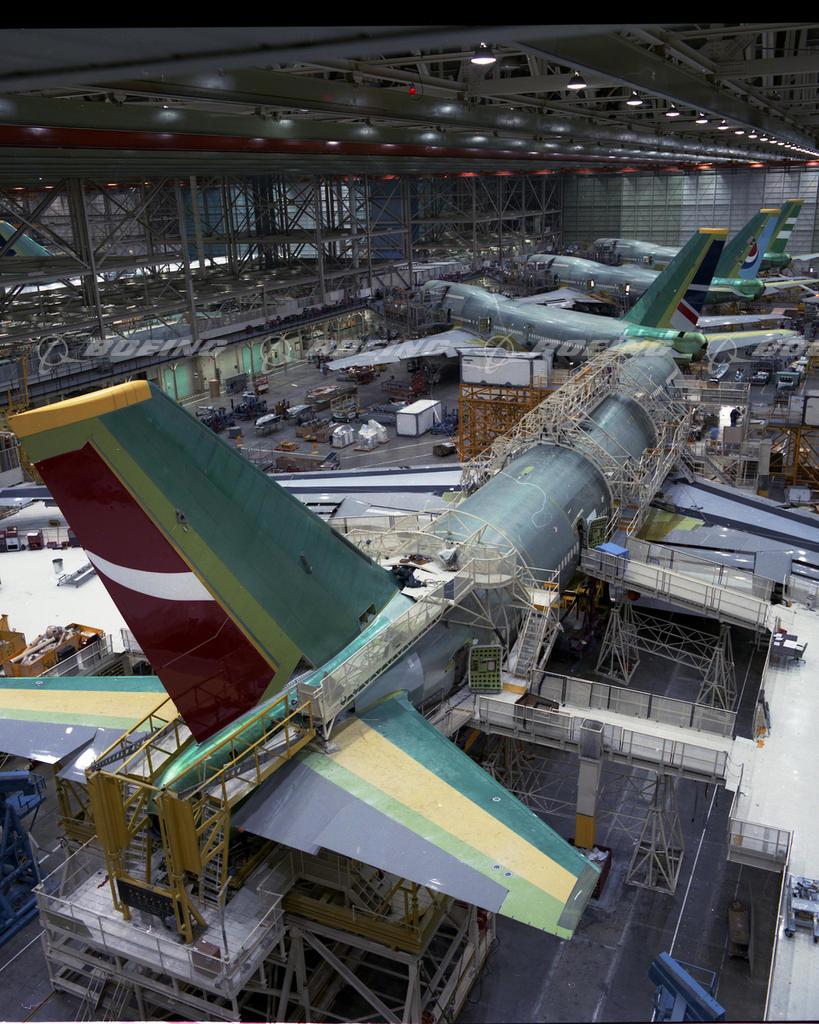 Boeing Images - Boeing 747 Final Assembly, 1970