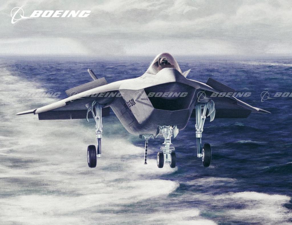 Boeing Images - Boeing X-32 Joint Strike Fighter on Carrier Landing ...