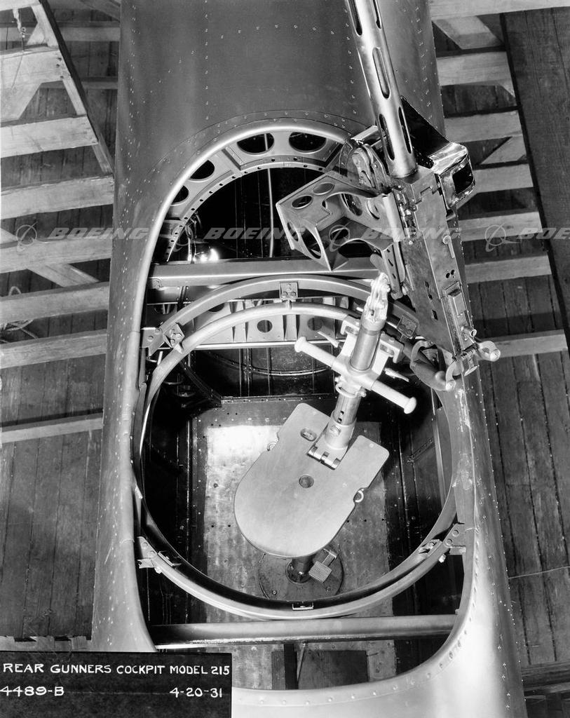 Boeing Images - B-9 (Model 215) Rear Gunner's Cockpit
