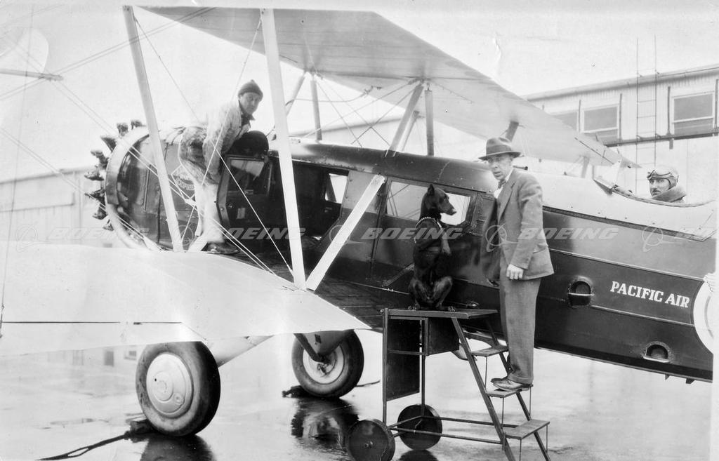 Boeing Images - Boeing Model 40 with Special Passenger