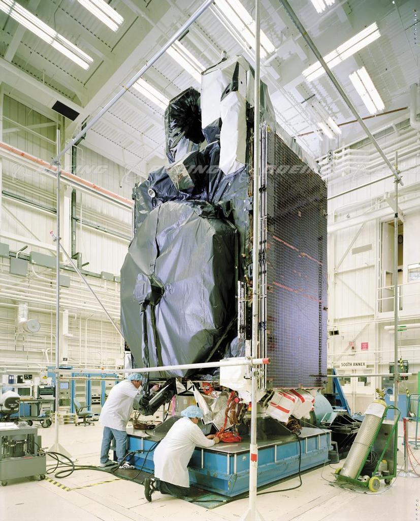 Boeing Images - 601 Satellite in Assembly
