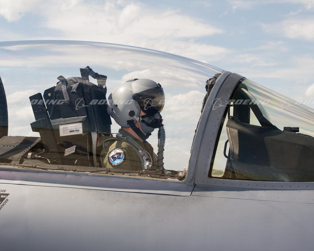 Boeing Images - F-15 Silent Eagle Pilot Wearing JHMCS