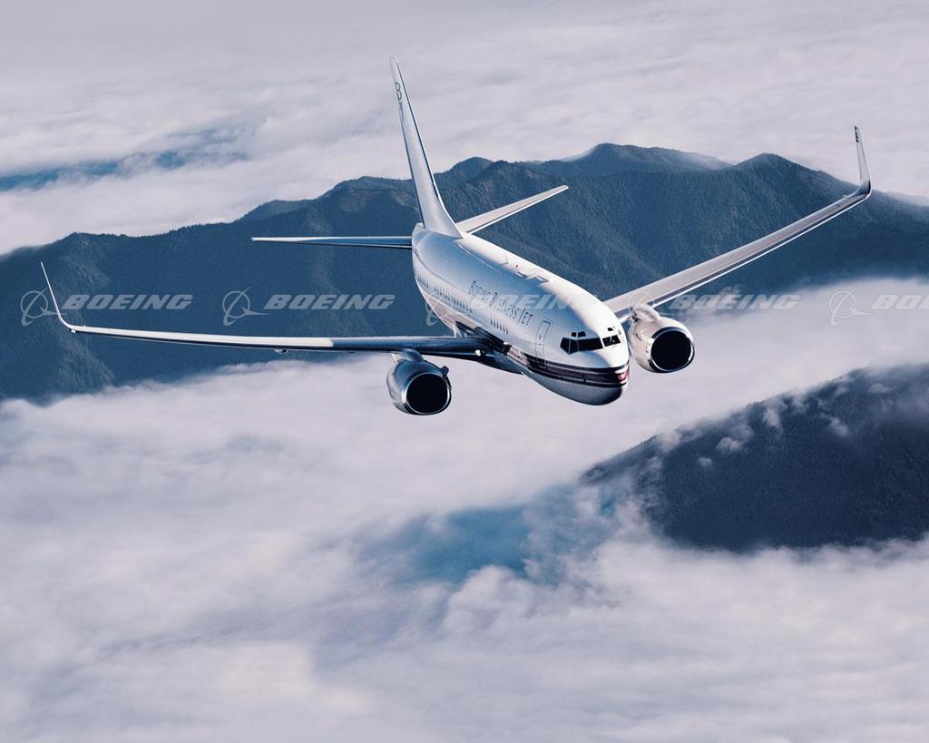 Boeing Images - Boeing Business Jet in Flight