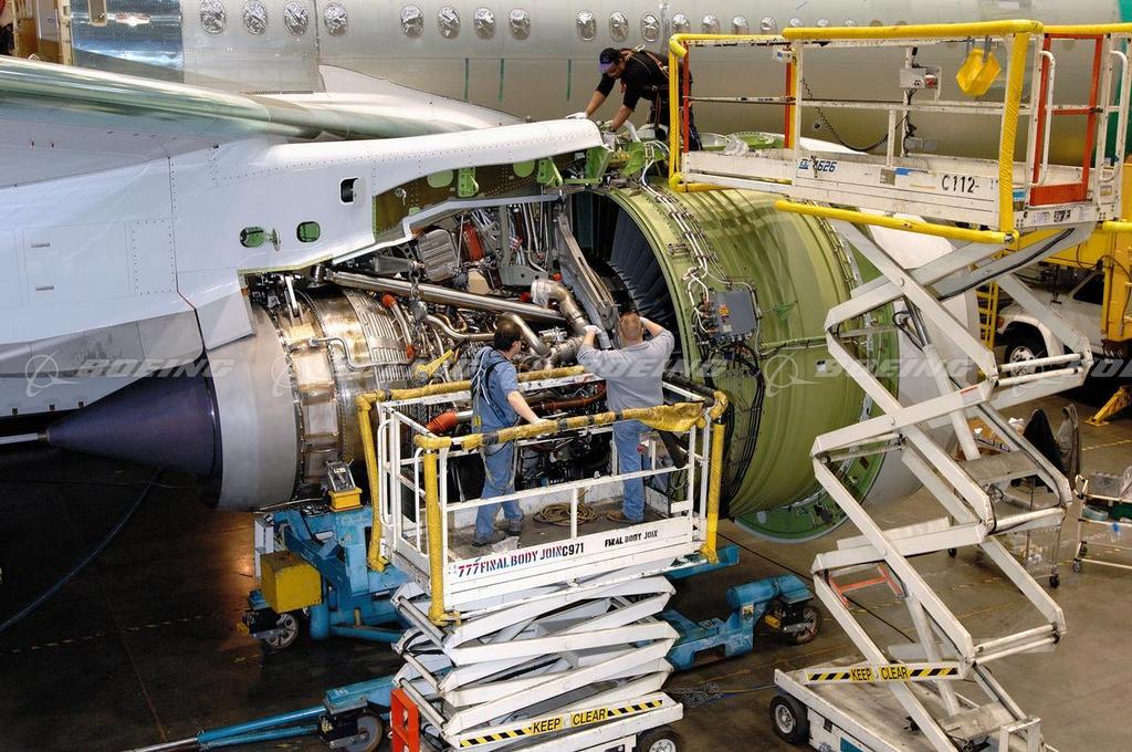 Boeing Images - The Largest Engine in Aviation, the GE90-115B is ...