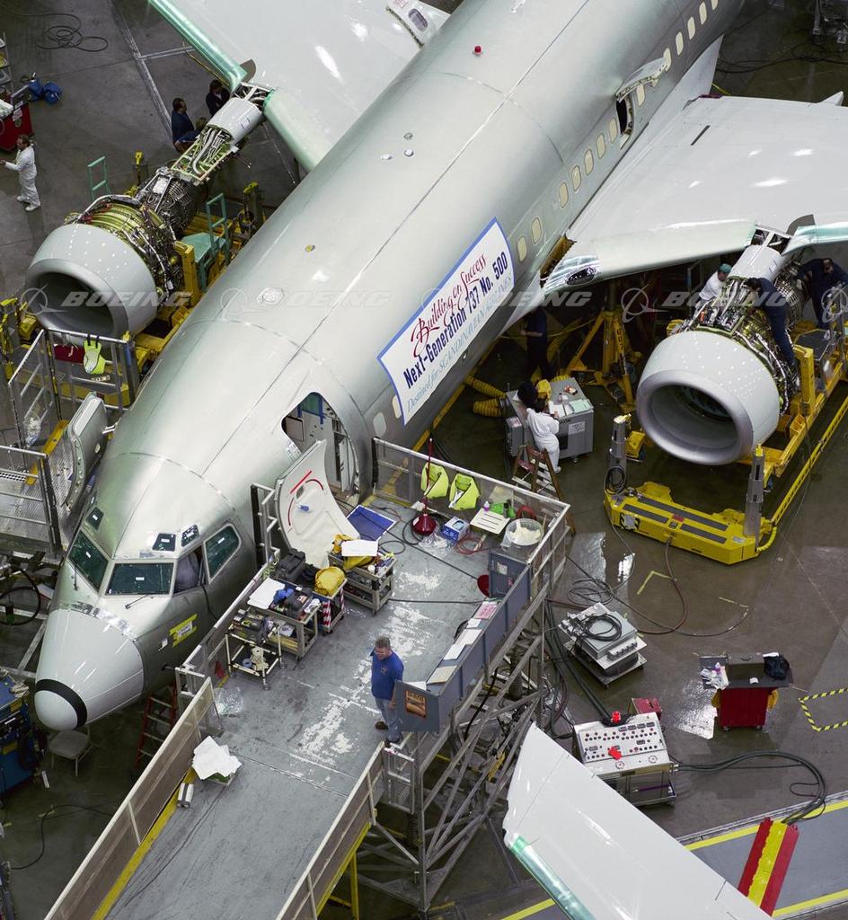 Boeing Images - Boeing Rolls Out 500th Next-Generation 737 Jetliner