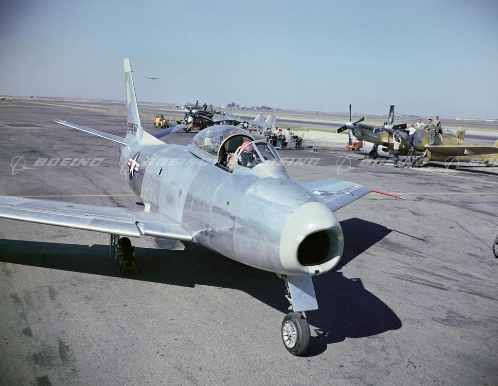 Boeing Images - XP-86, Prototype for the F-86 Sabre Jet