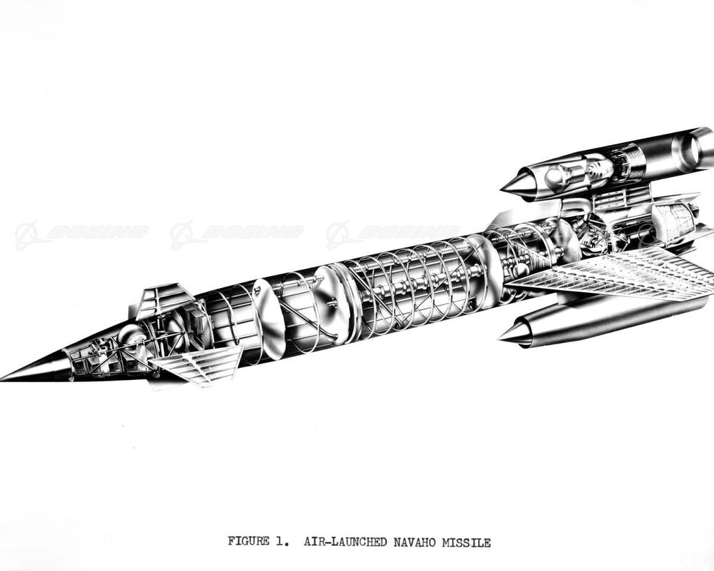 Boeing Images - Air-Launched Navaho Missile Cutaway View