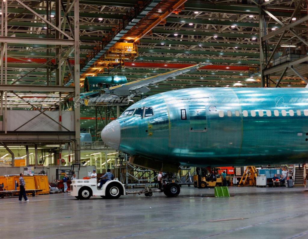 Boeing Images - 767 in Assembly at Boeing's Everett Facility