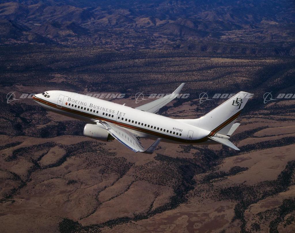 Boeing Images - BBJ in Flight