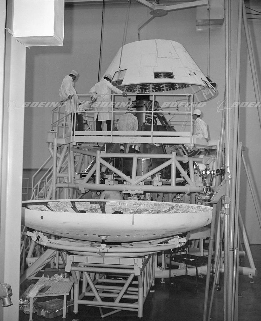 Boeing Images - Apollo Command Module Assembly