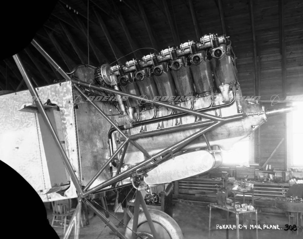 Boeing Images - Fokker C-4 Mail Plane Engine