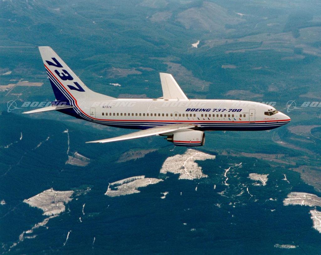 Boeing Images - 737-700 on its First Flight