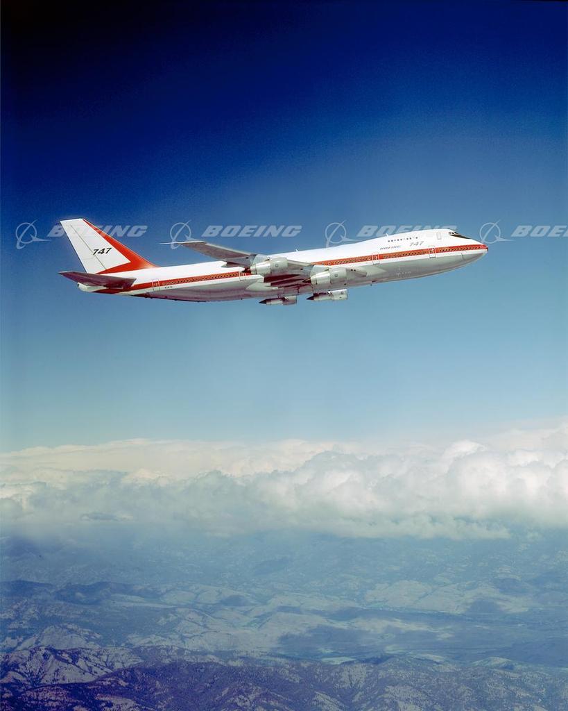 Boeing Images - 747-100 Painted as a 747-200 for Marketing Purposes