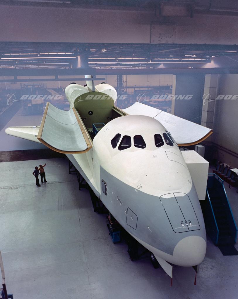 Boeing Images - Space Shuttle Mockup Taking Form