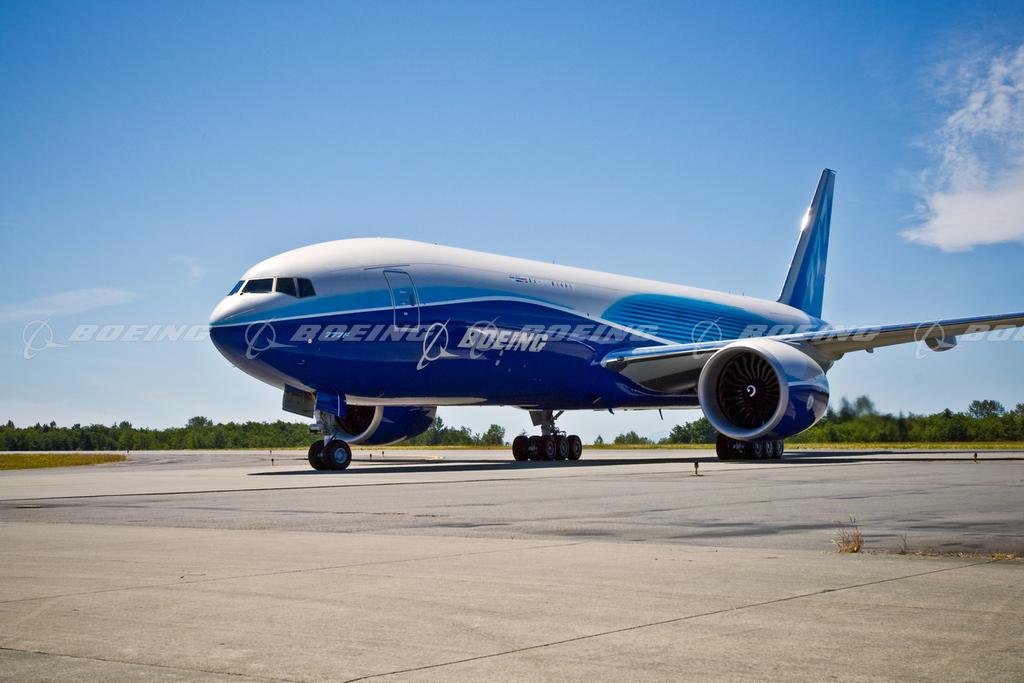 Boeing Images - First 777 Freighter on the Ground After its First Flight