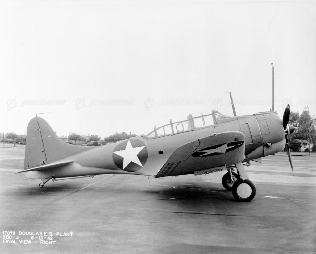 Boeing Images - Douglas SBD-3 on the Ground, in Revised US Army Air ...
