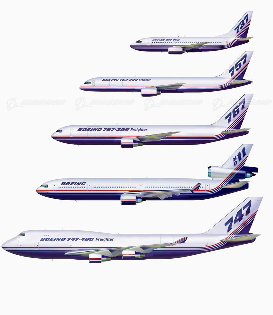 Boeing Images - Boeing Commercial Freighter Product Family, circa 2001