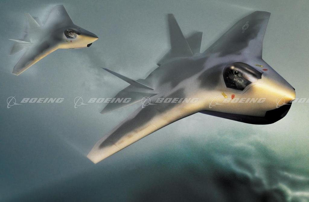 Boeing Images - Boeing X-32 Joint Strike Fighters in Flight