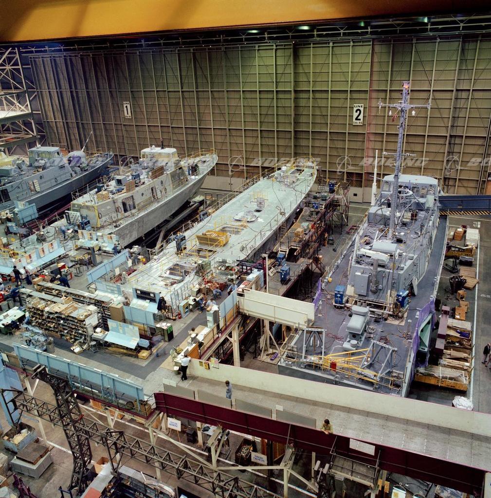 Boeing Images - Missile Hydrofoil Assembly Line