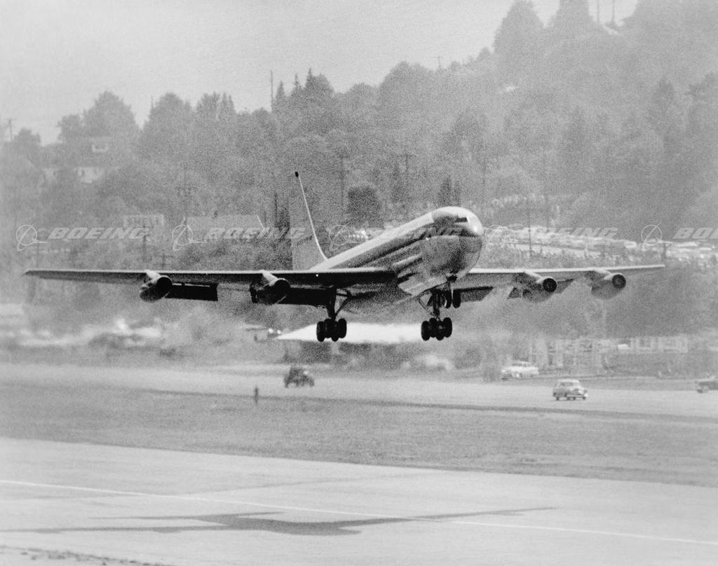 Boeing Images - Dash 80 First Flight Takeoff