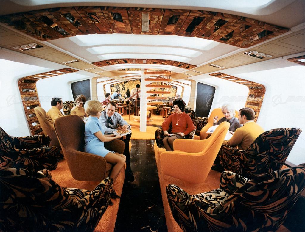 Boeing Images - 747 Tiger Lounge Mockup