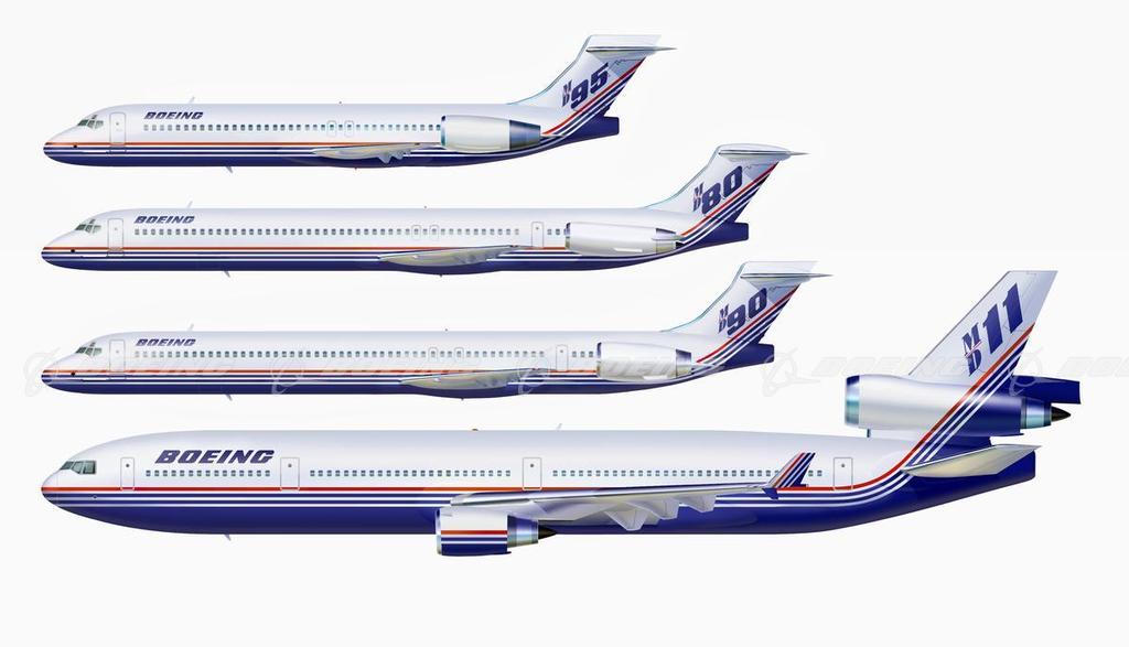 Boeing Images - McDonnell Douglas Commercial Product Lineup in 1981 ...