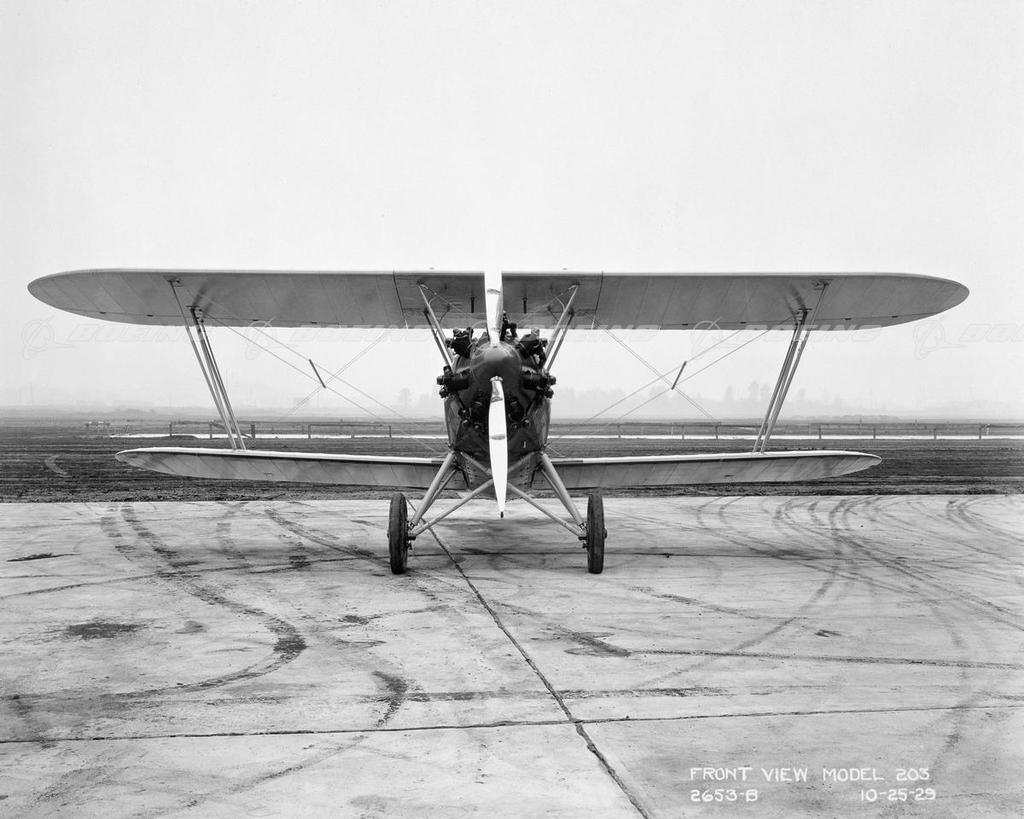 Boeing Images - Boeing Model 203 Trainer on Ground