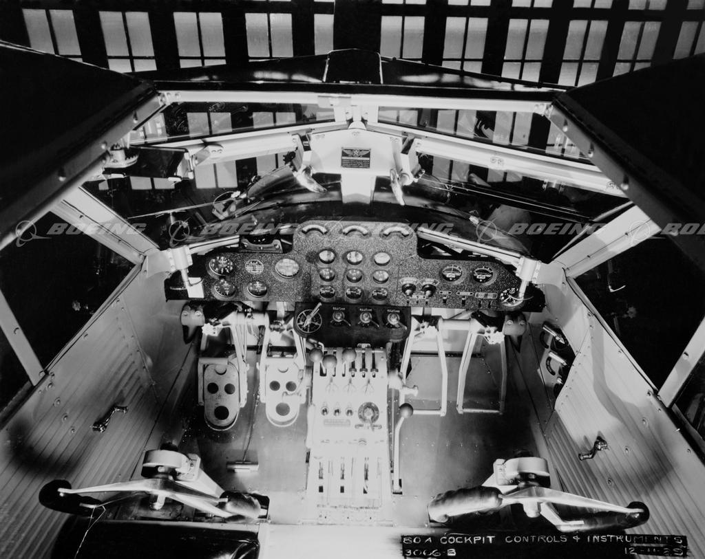 Boeing Images - Model 80A Flight Deck