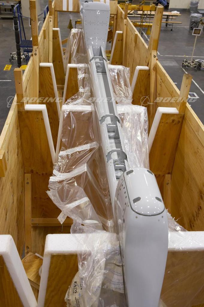 Boeing Images - Crated 737 Wing Part