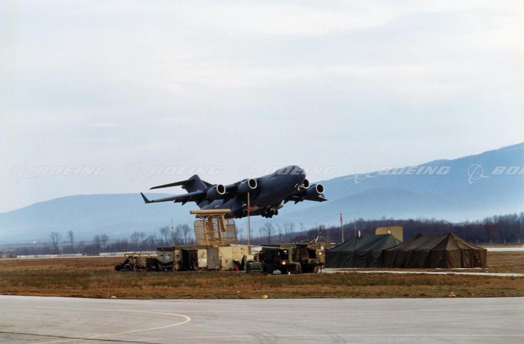 Boeing Images - C-17 Globemaster III Takes Off from Tuzla Air Base in ...