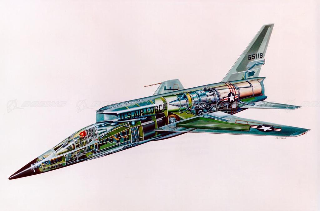 Boeing Images - YF-107A Fighter Cutaway