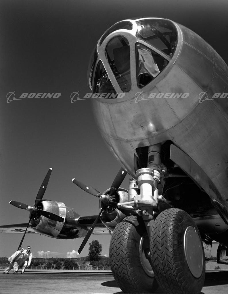 Boeing Images - B-29 Superfortress on the Tarmac