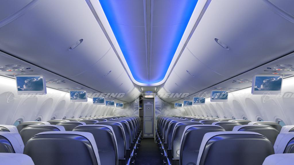 Boeing Images - 737 Blue Sky Interior