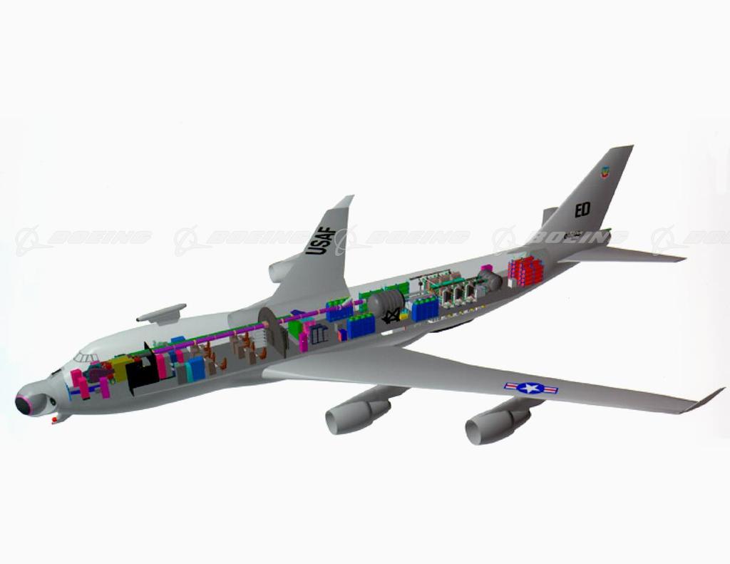 Boeing Images - 747 Airborne Laser (ABL) Cutaway
