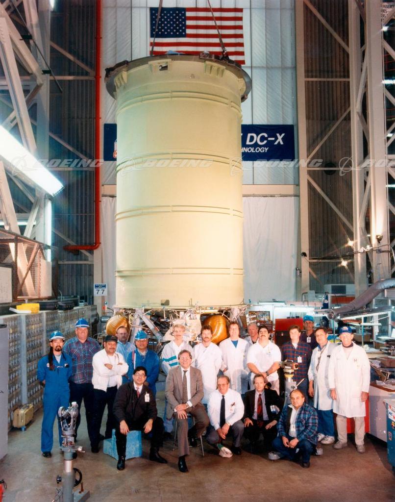 Boeing Images - Delta Clipper Team with Liquid Hydrogen Tank