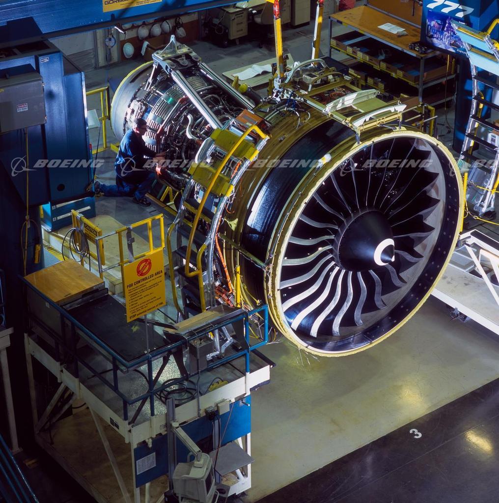 Boeing Images - 777 GE90-115B Engine by General Electric