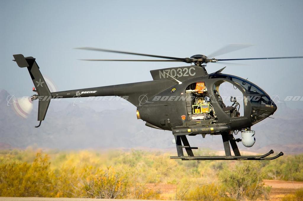 Boeing Images - MH-6 Little Bird in Unmanned Flight