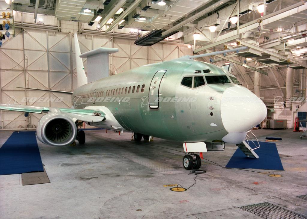 Boeing Images - 737-700 Wedgetail in Hangar