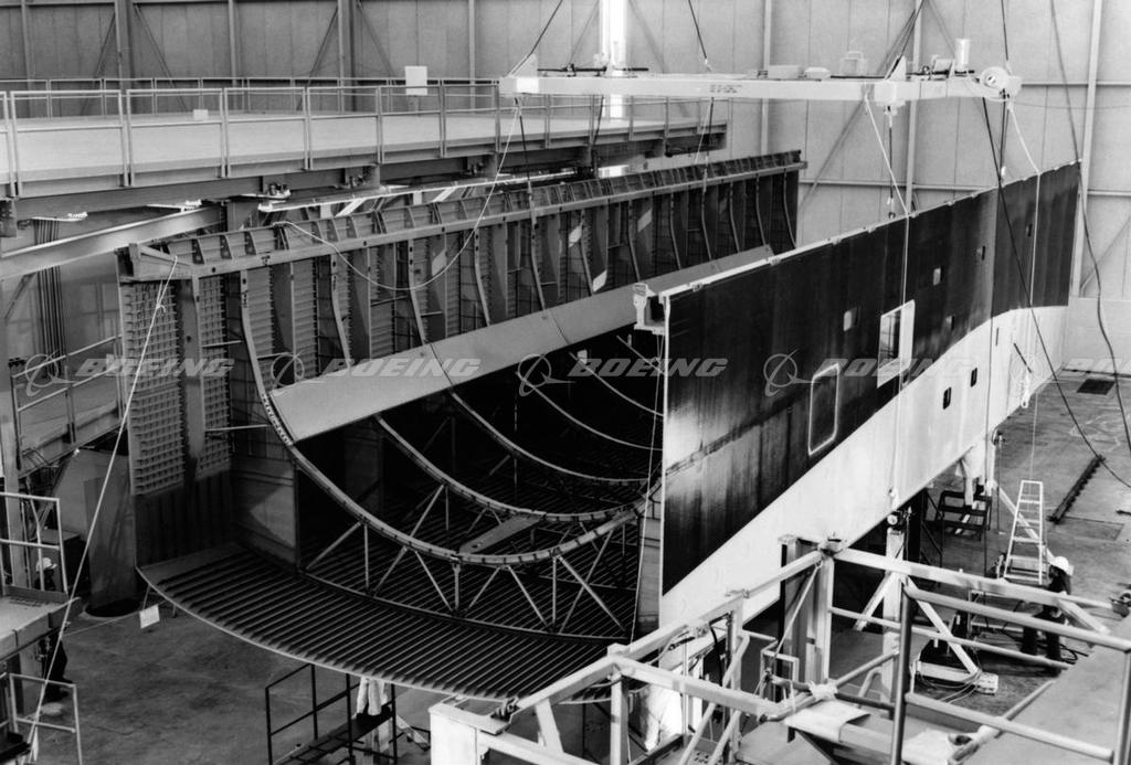 Boeing Images - Space Shuttle Mid Fuselage in Assembly