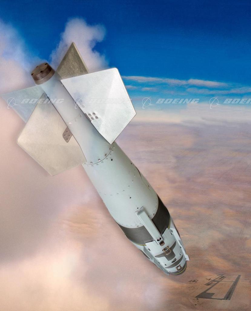 Boeing Images - Joint Direct Attack Munition (JDAM) in Flight