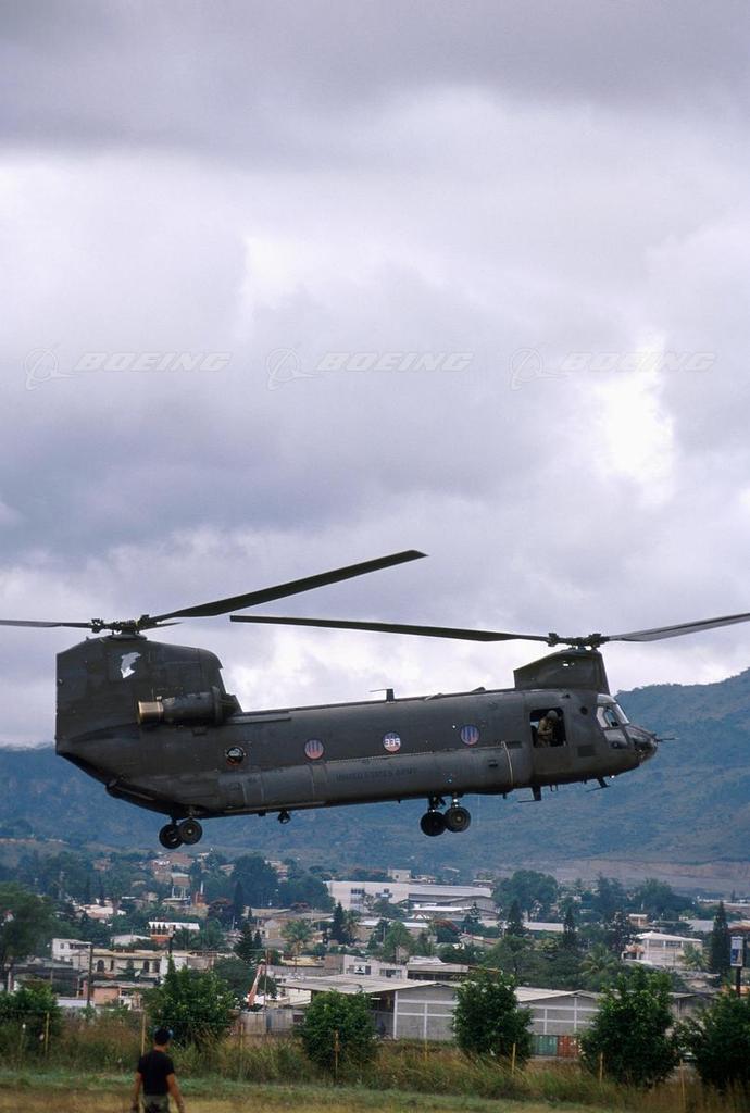 Boeing Images - CH-47D Chinook in Flight