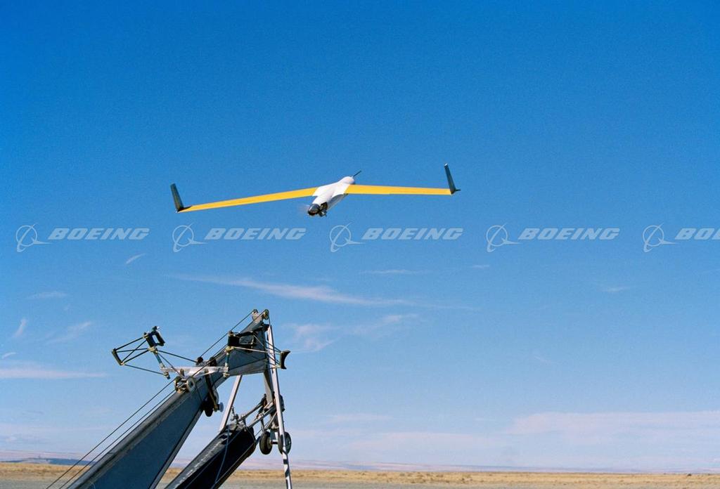 Boeing Images - ScanEagle UAV Launched Via a Pneumatic Wedge Catapult