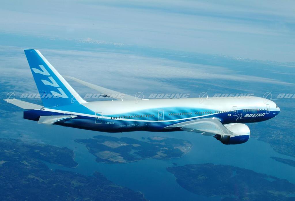 Boeing Images - 777-200LR on its First Flight