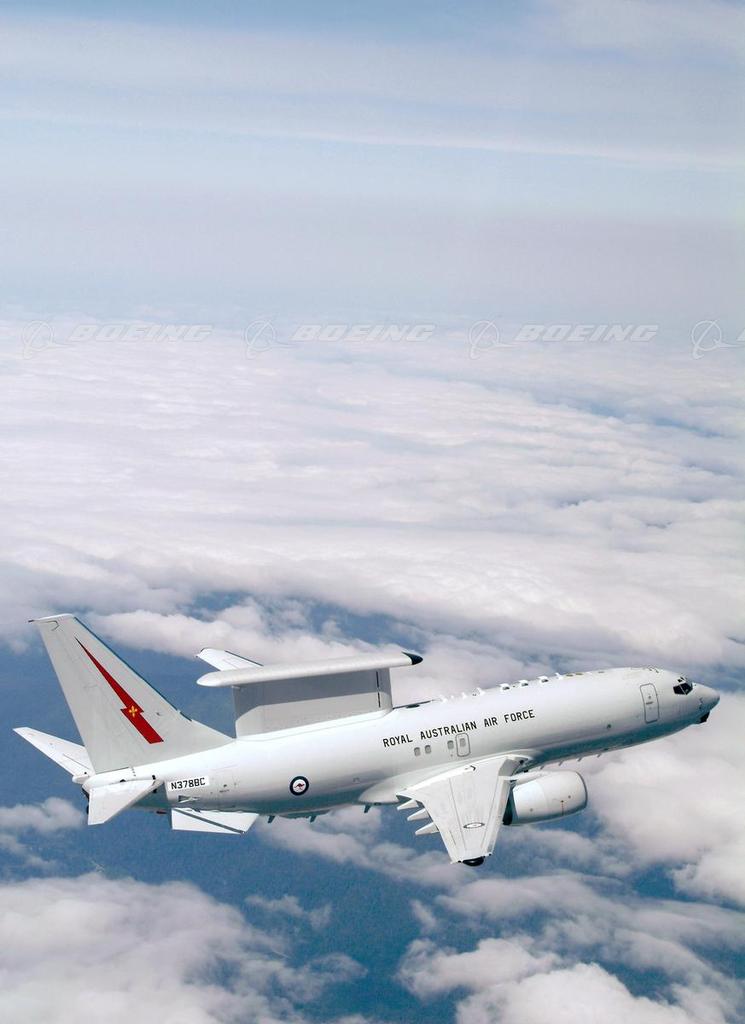 Boeing Images - Royal Australian 737 Wedgetail AEW&C in Flight